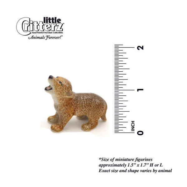 Coyote Pup (Animal Figurines) - Handcrafted Miniatures