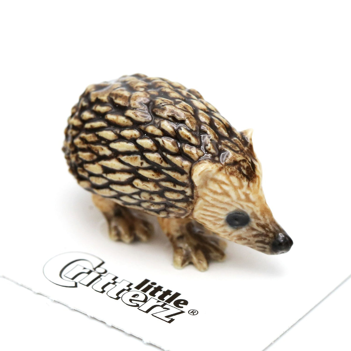 Porcelain Hedgehog Miniature - Animal Figurines — Little Critterz