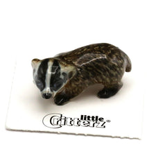 Porcelain American Badger Miniature - Little Critterz√Ç¬Æ