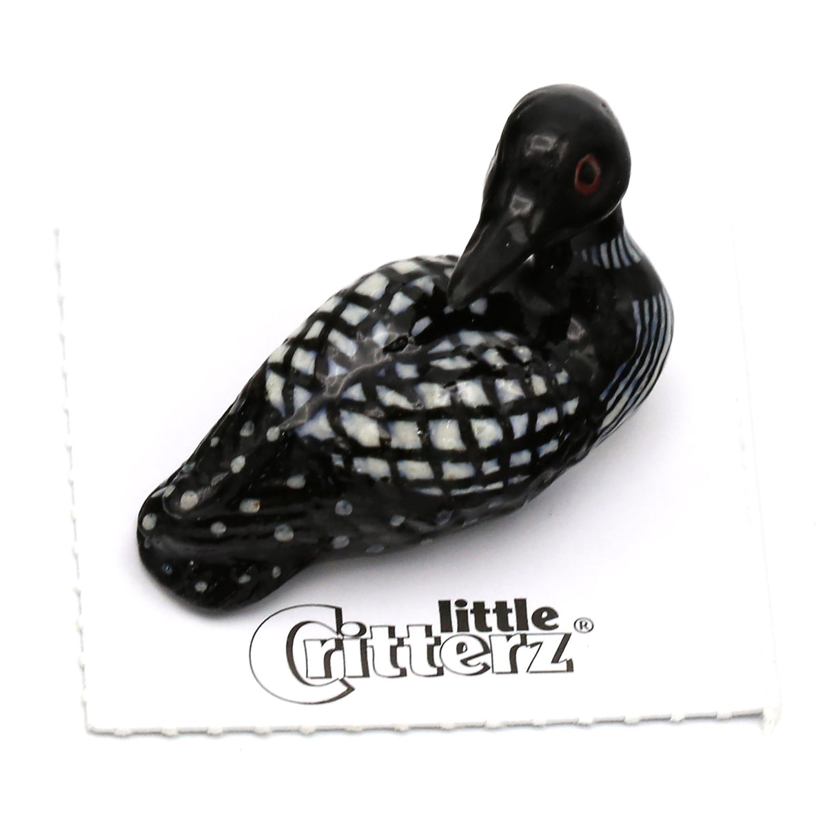 Loon Figurine - Handcrafted Miniatures - Little Critterz
