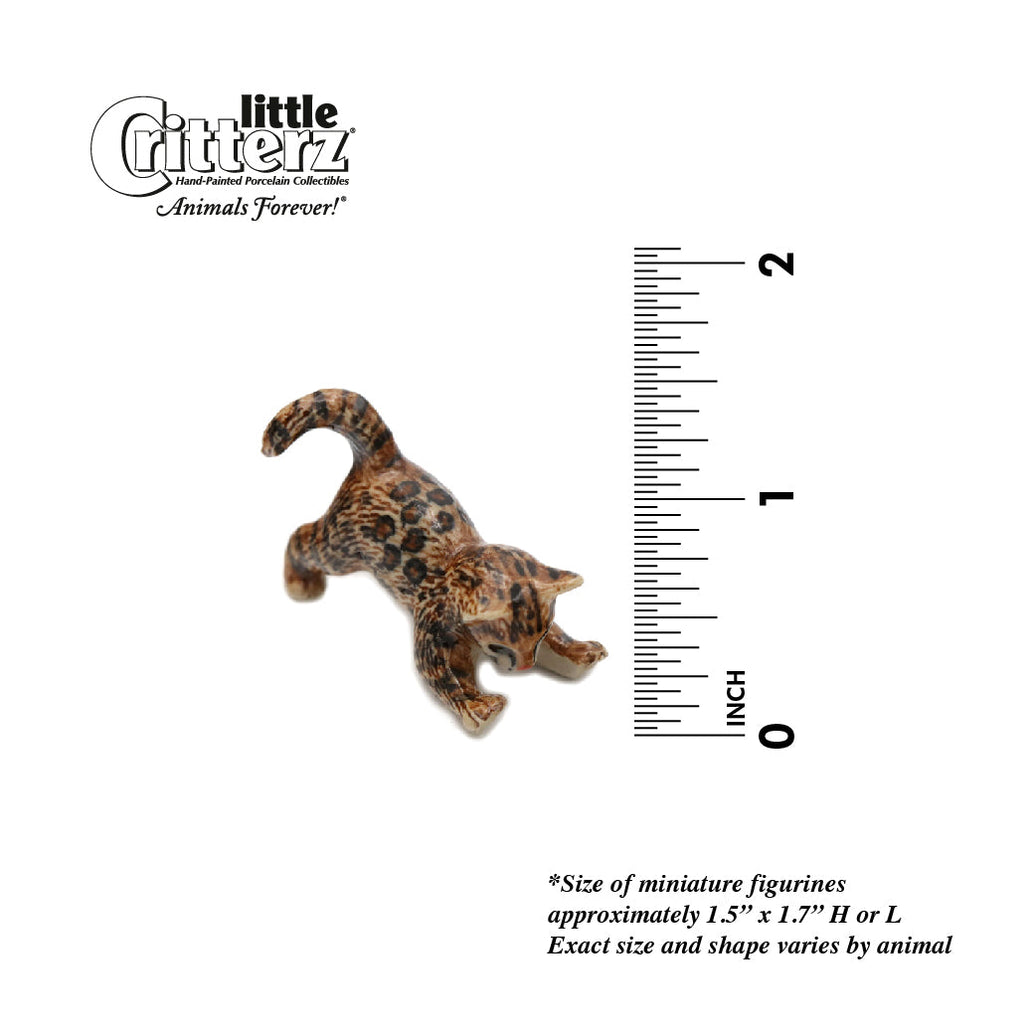 Bengal Cat Figurine - Handcrafted Miniatures — Little Critterz