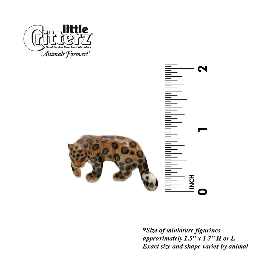 Amur Leopard Porcelain Figurine - Big Cat Miniature Collectibles ...
