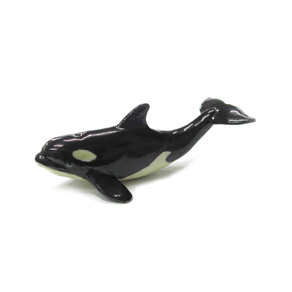 Orca Whale Calf - Porcelain Animal Figurines